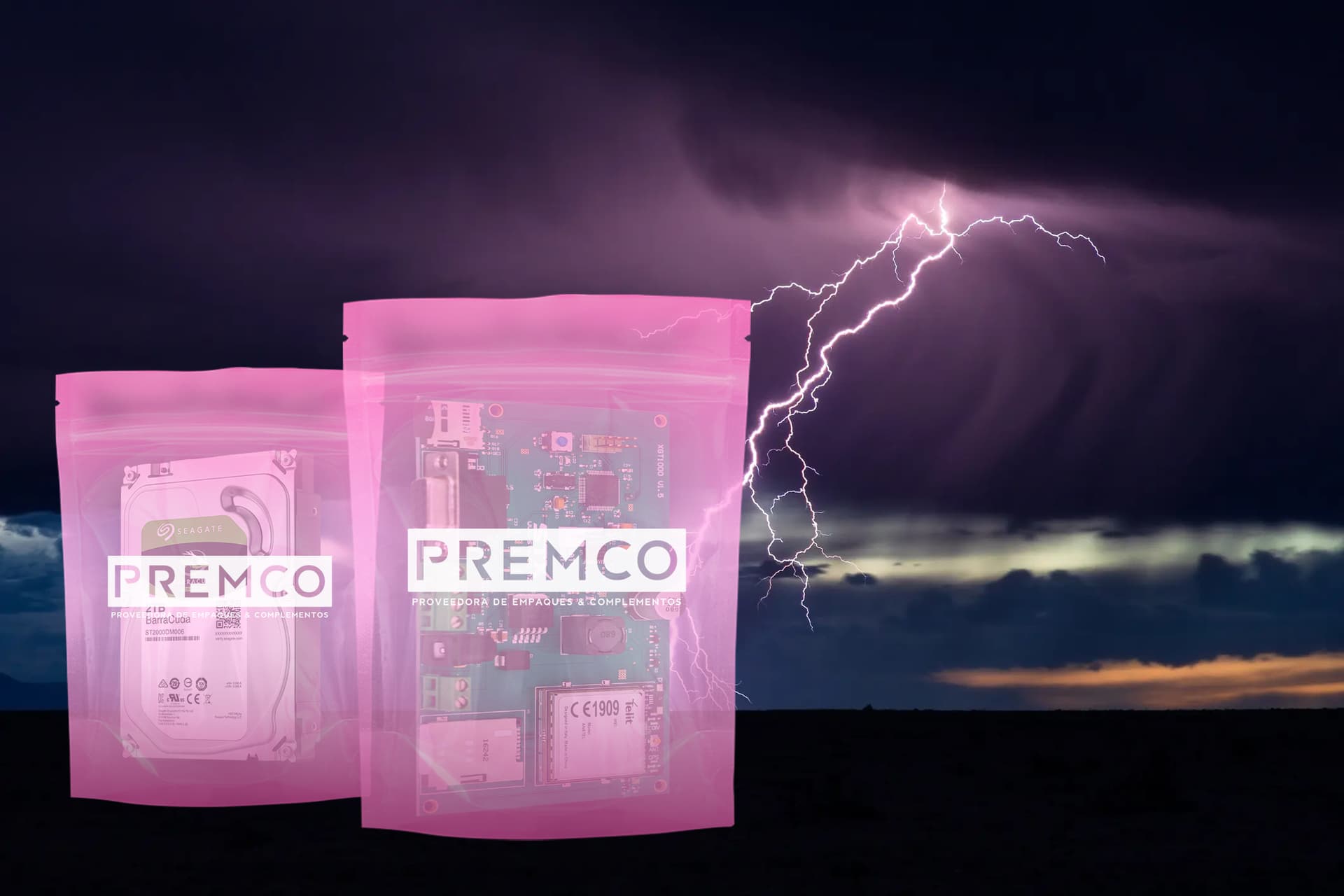 Bolsas ESD para Componentes Electrónicos en todo México | PREMCO